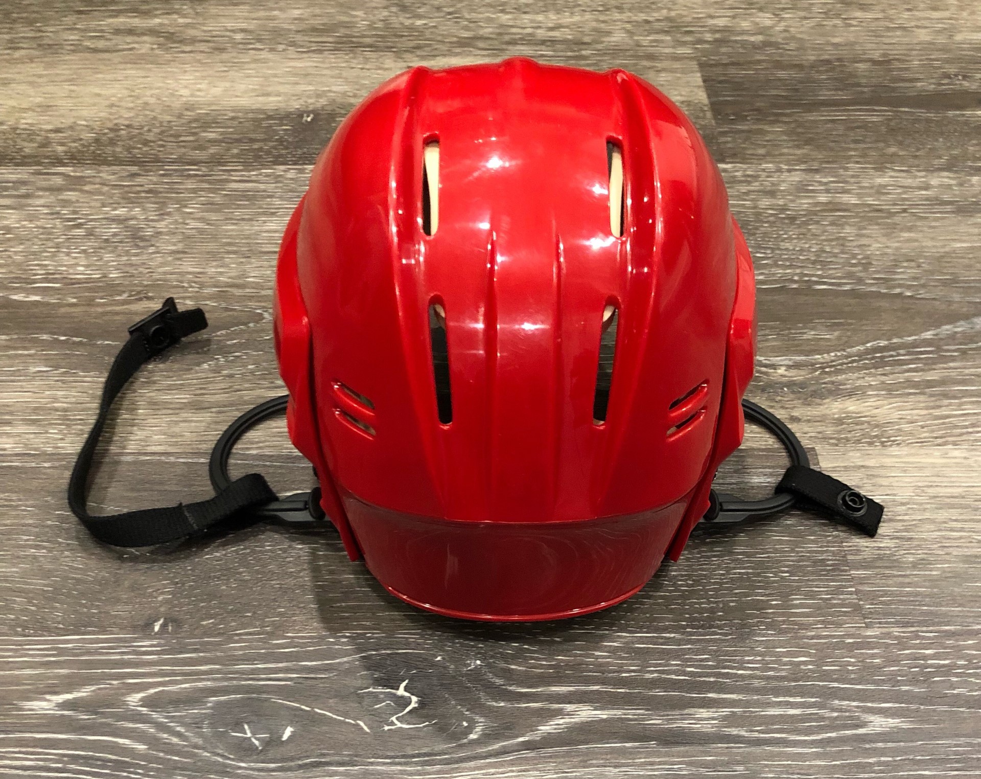 Bauer 4500 NHL Hockey Helmet medium pro stock player size Medium Red ...