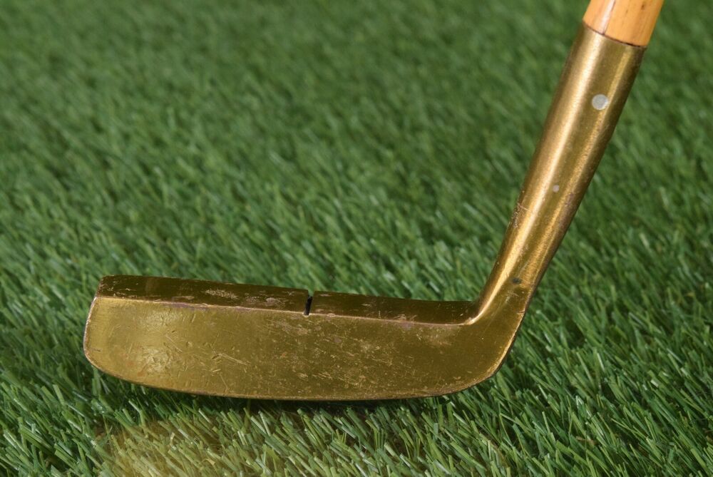 OTEY CRISMAN 38H HAND CRAFTER 35" BLADE PUTTER HICKORY WOODEN SHAFT ~ L ...