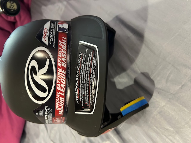 Rawlings Mach Junior Helmet- Black | SidelineSwap