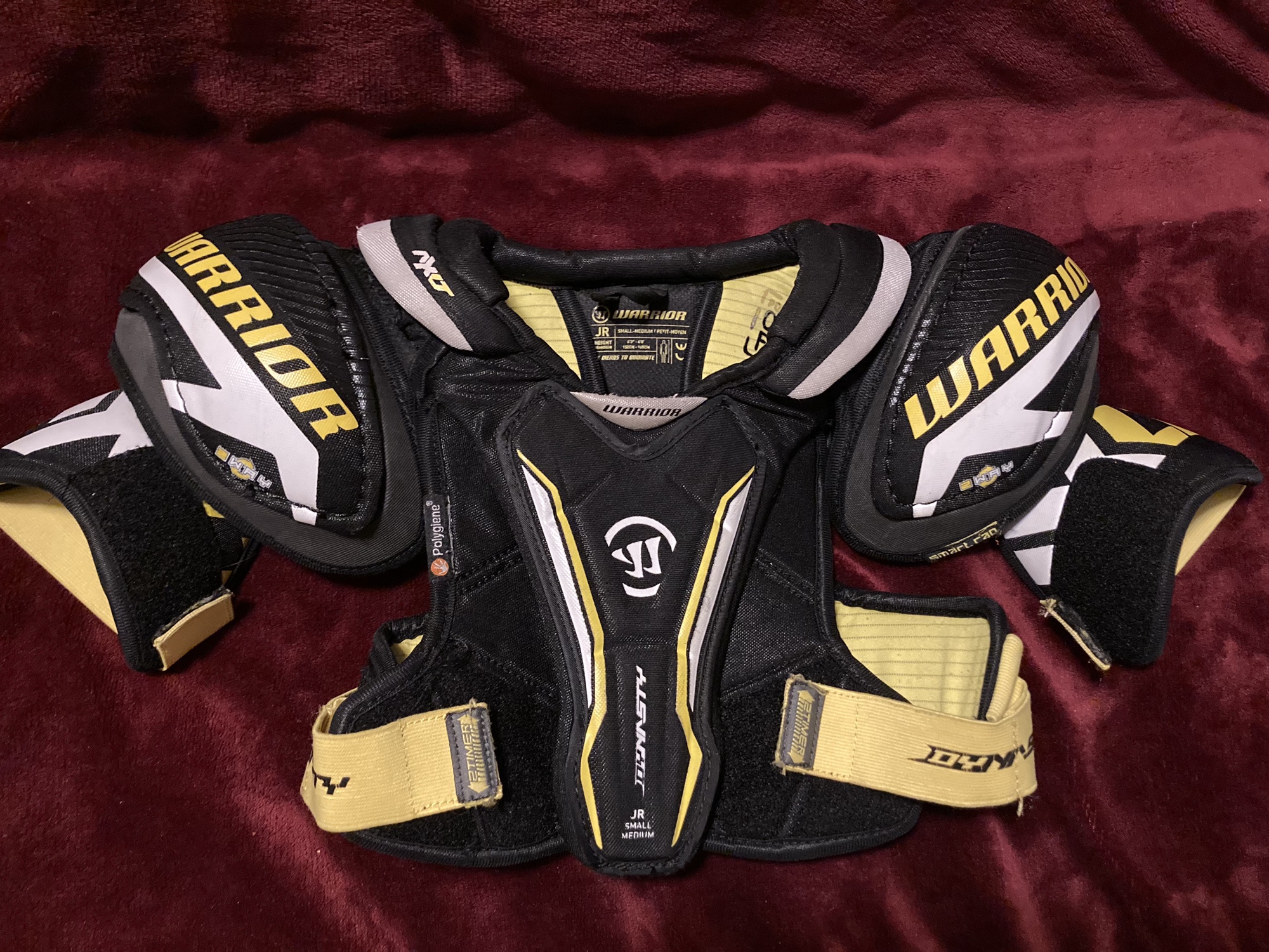 Used Small / Medium Warrior Shoulder Pads | SidelineSwap