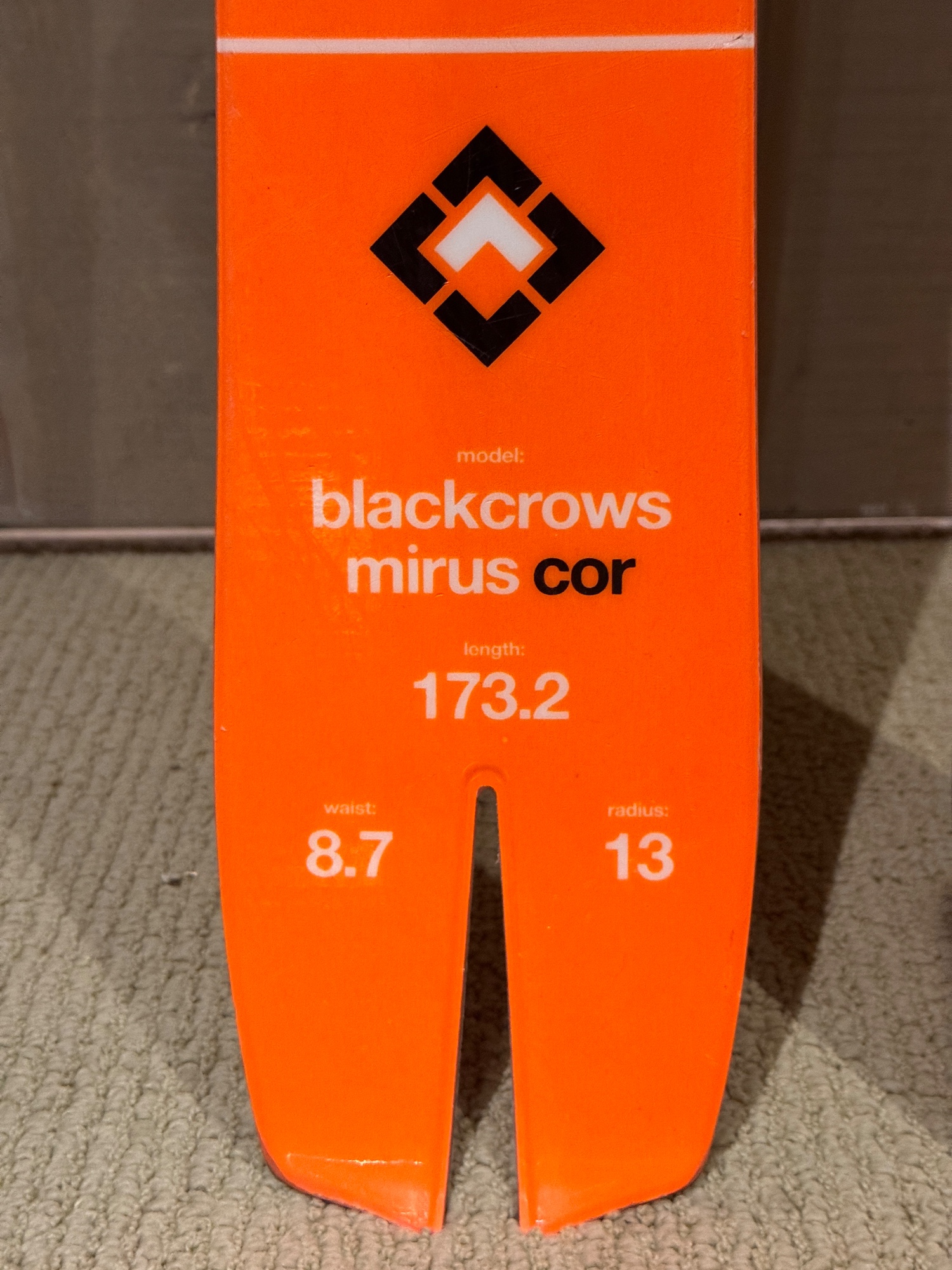 Used 2022 All Mountain With Bindings Max Din 13 Mirus Cor Skis ...