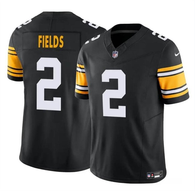 Justin Fields Black Limited Stitched Jersey -All Men Women Youth Size ...