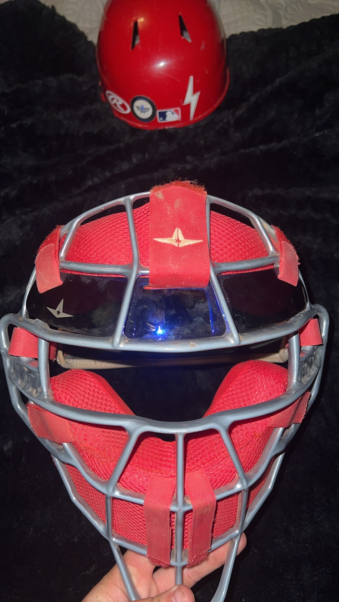 Allstar traditional 2 piece magnesium catcher mask | SidelineSwap