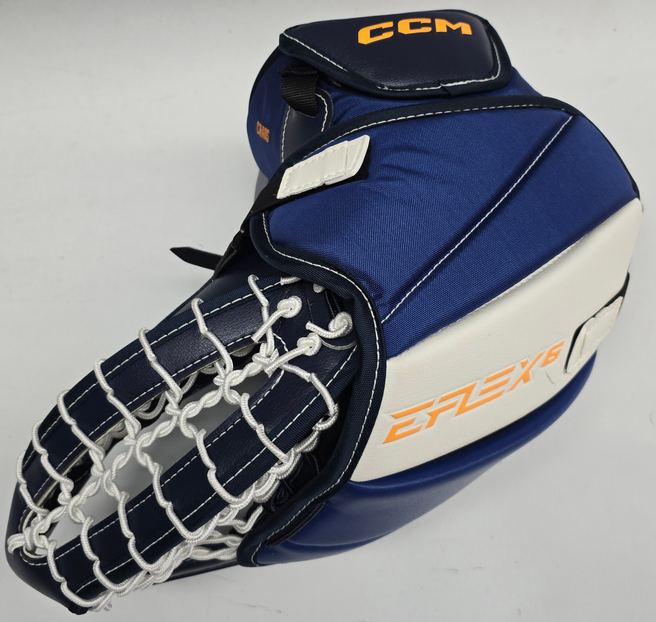 CCM EXTREME FLEX 6 GOALIE GLOVE CUSTOM PRO STOCK GAME READY PALM 600 ...