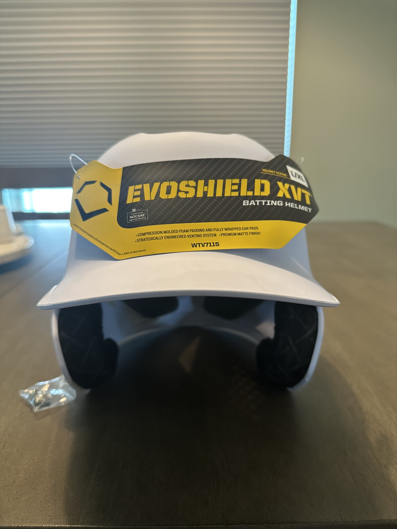 BRAND NEW (w/ tags) Evo Shield XVT 2.0 Batting Helmet - Matte White (L ...