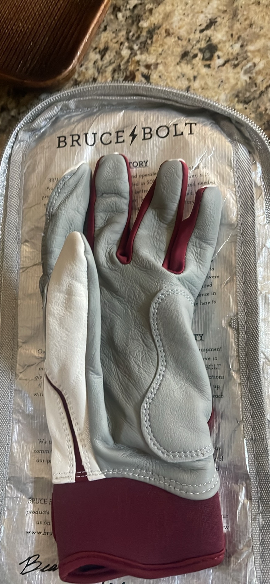Bruce bolt premium short cuff batting gloves | SidelineSwap