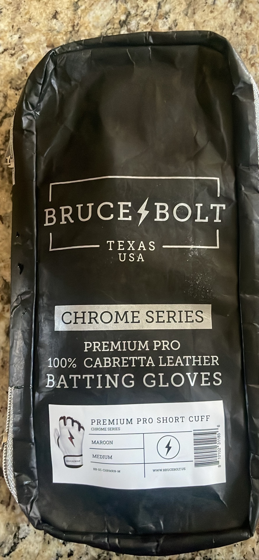 Bruce bolt premium short cuff batting gloves | SidelineSwap