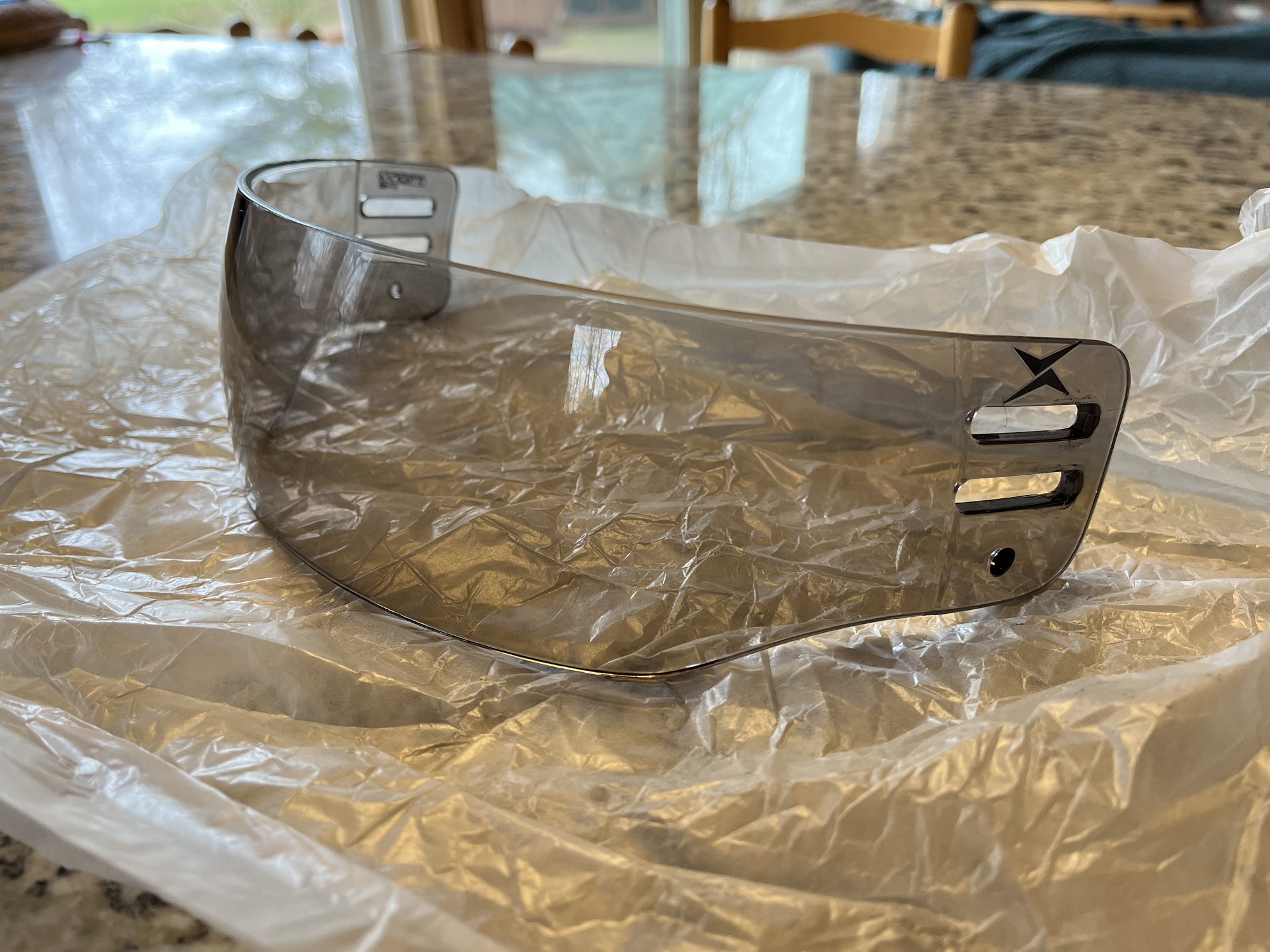 TronX S40 Vented Pro Pro straight Tinted Visor | SidelineSwap