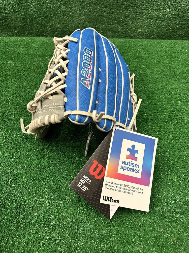 Wilson A2000 PF92 12.25" Autism Awareness Pedroia Fit Utility Baseball ...