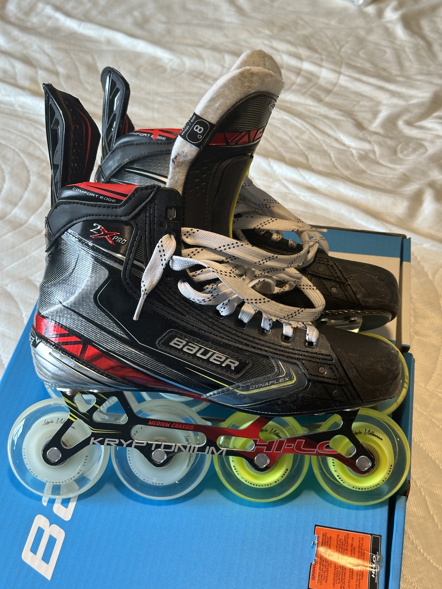 Bauer Vapor 2x Pro Roller Hockey Skates 8D | SidelineSwap