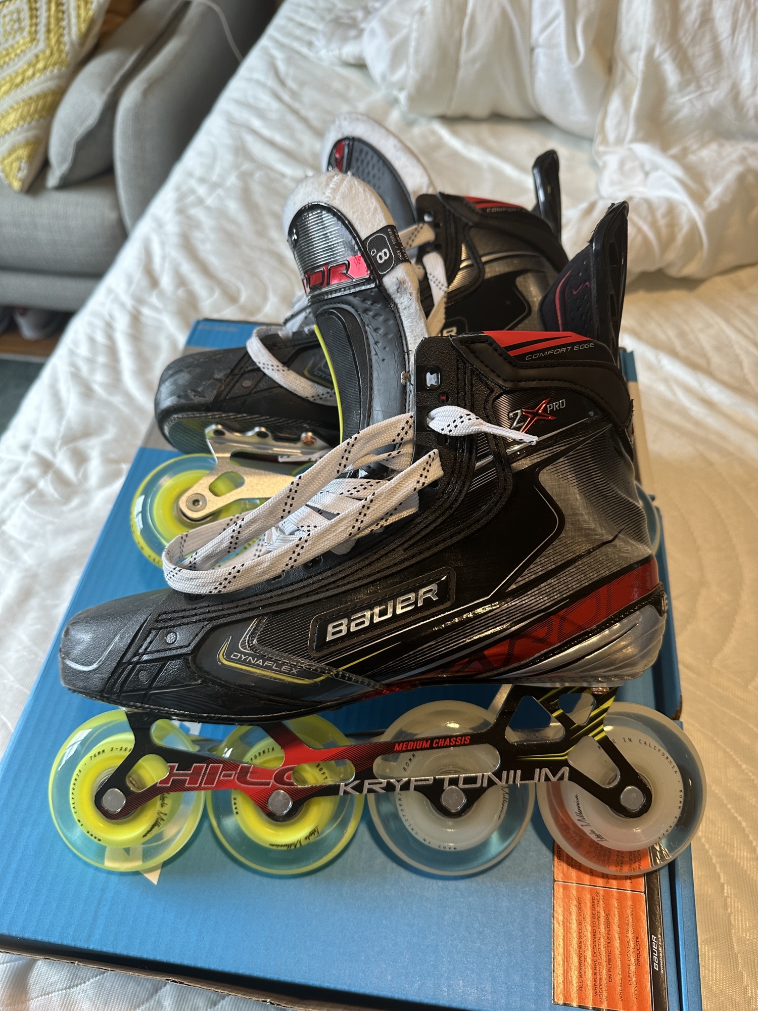 Bauer Vapor 2x Pro Roller Hockey Skates 8D | SidelineSwap