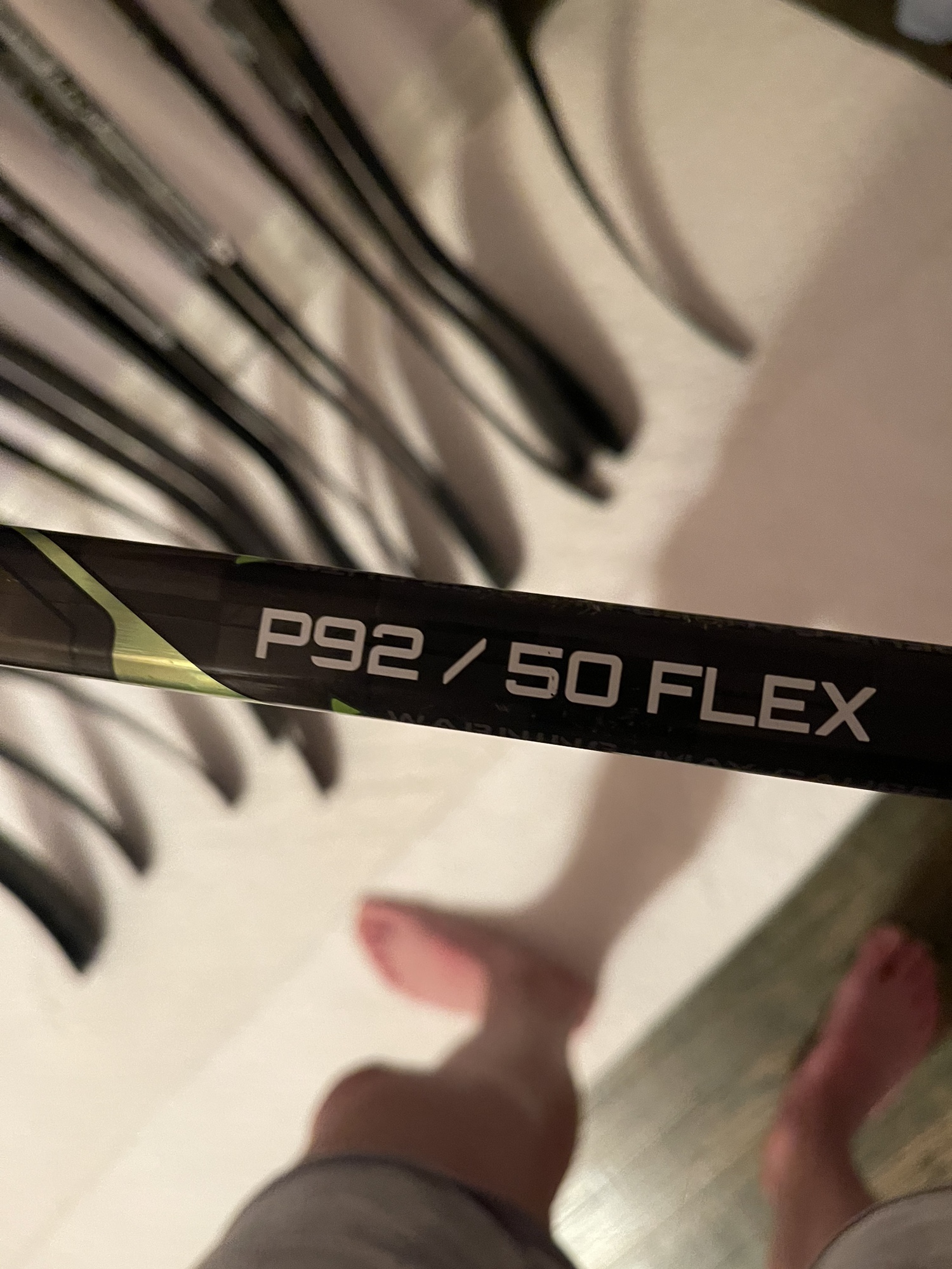 New Junior Bauer Right Handed P92 Ag5nt Hockey Stick | SidelineSwap