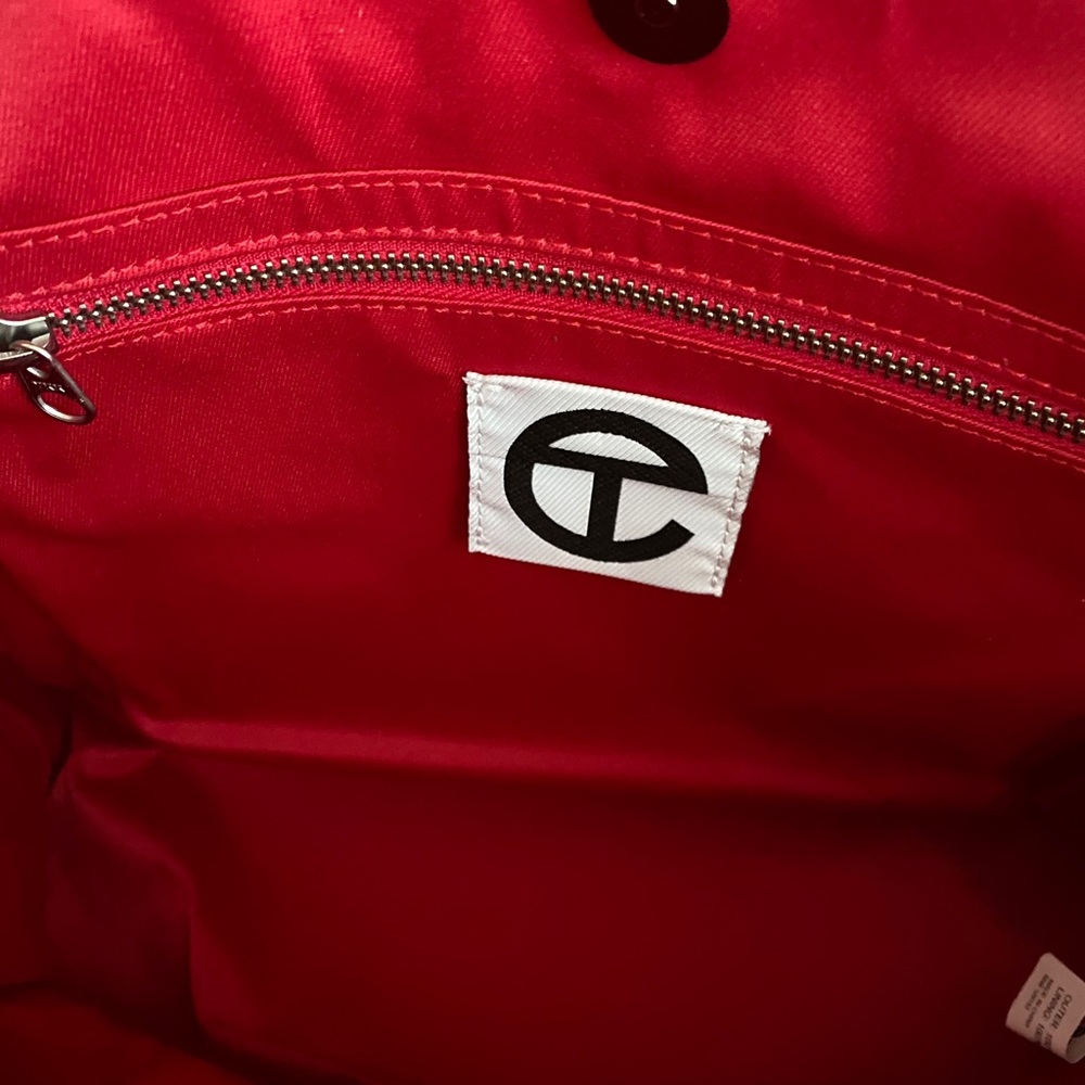 Brand new 100% authentic Telfar medium Red shopping bag | SidelineSwap