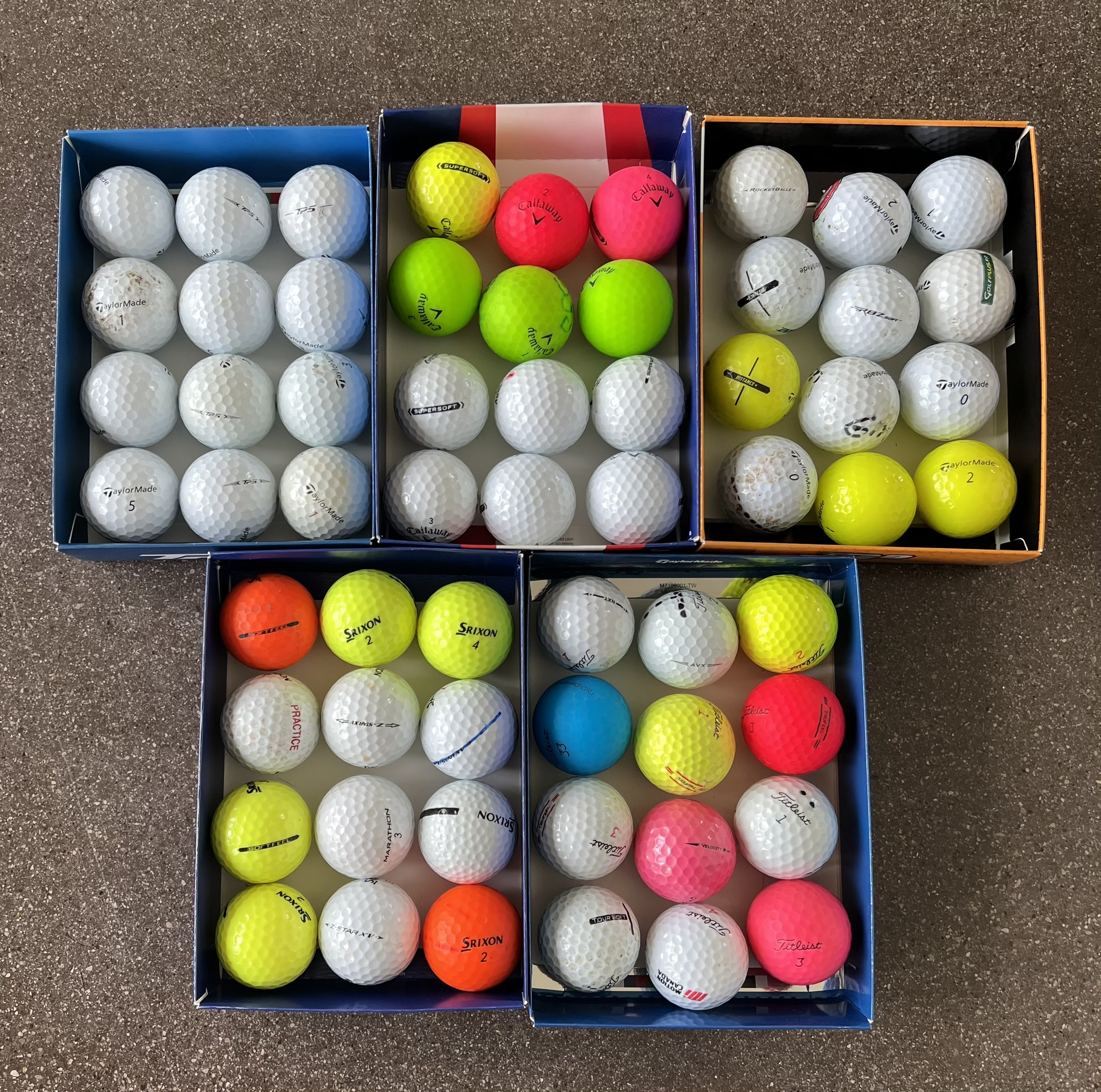 Used Lot Of 60 (5 Dozen) Golf Balls (Check Description) | SidelineSwap