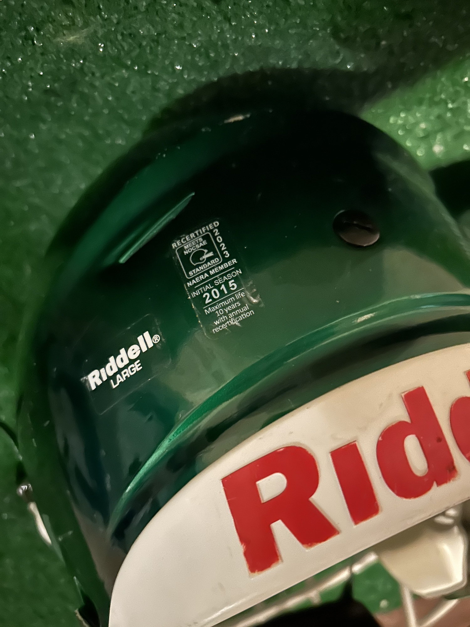 Adult Large - Riddell Speedflex Football Helmet - Green | SidelineSwap