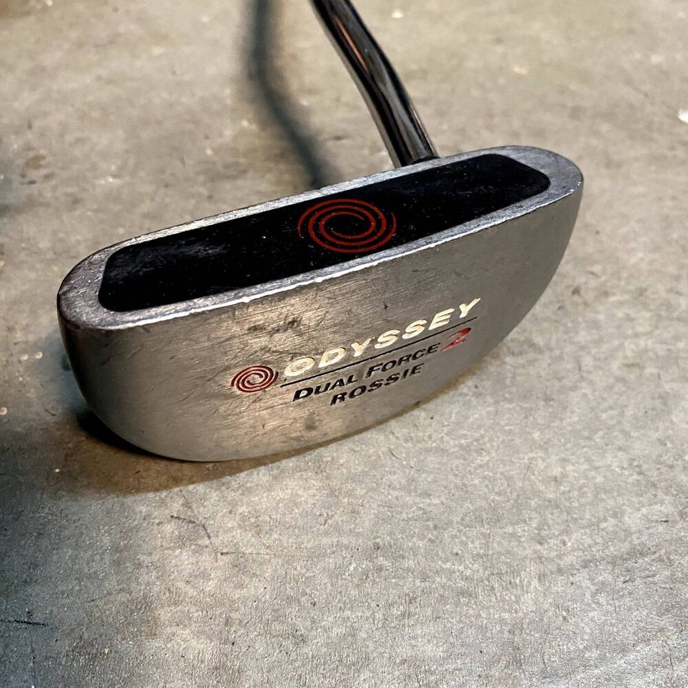 Odyssey Dual Force Rossie II Mallet Putter With Logo On Face 35" Club ...