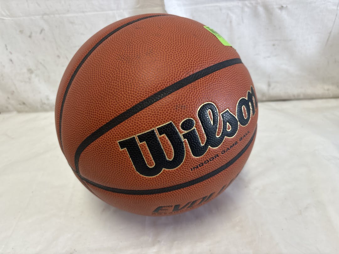 Used Wilson Evolution Indoor Game Ball Nfhs Basketball | SidelineSwap