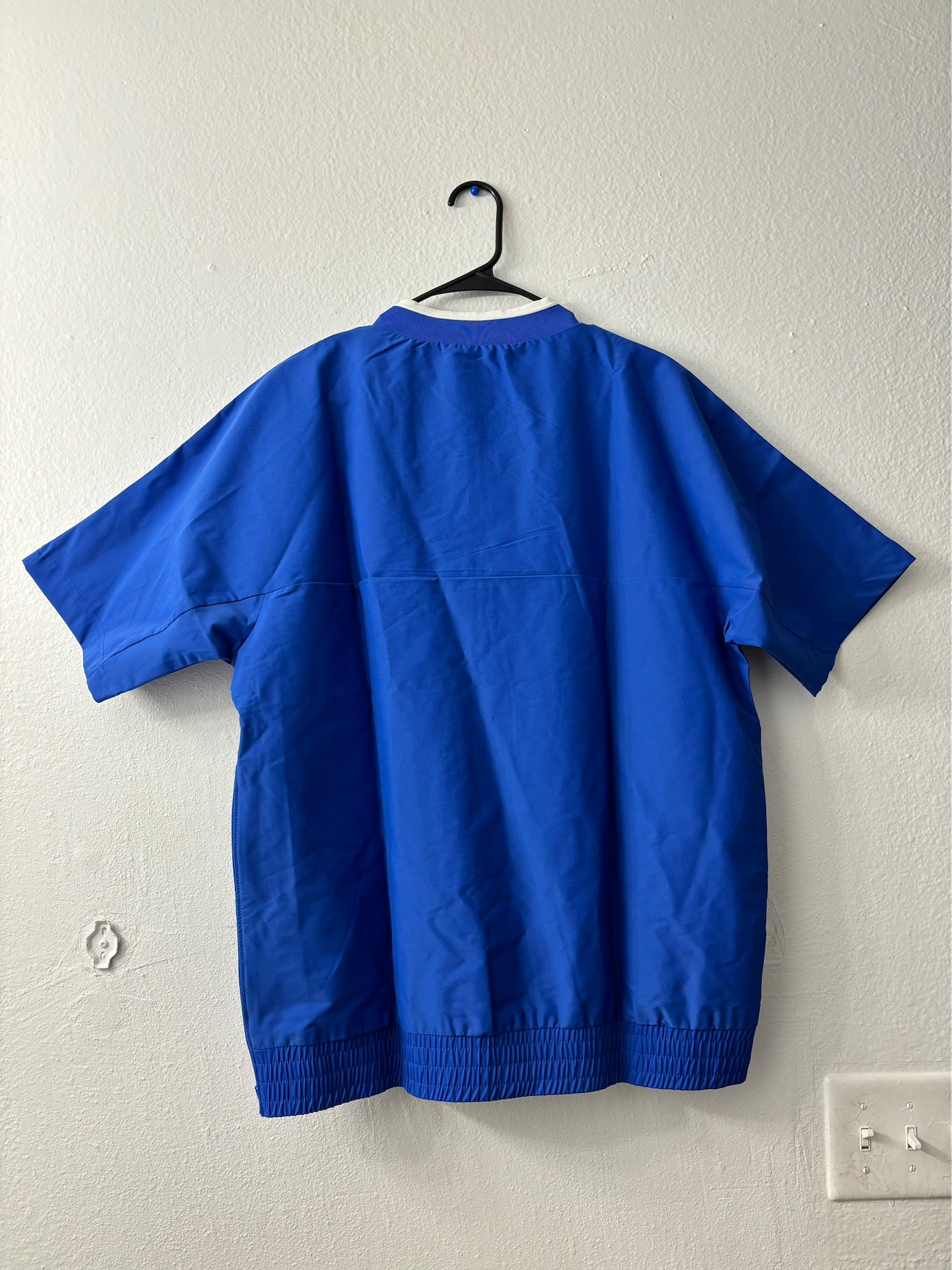 Nike Air Jordan Team Blue Lightweight SS Coaches Training Jacket Size ...