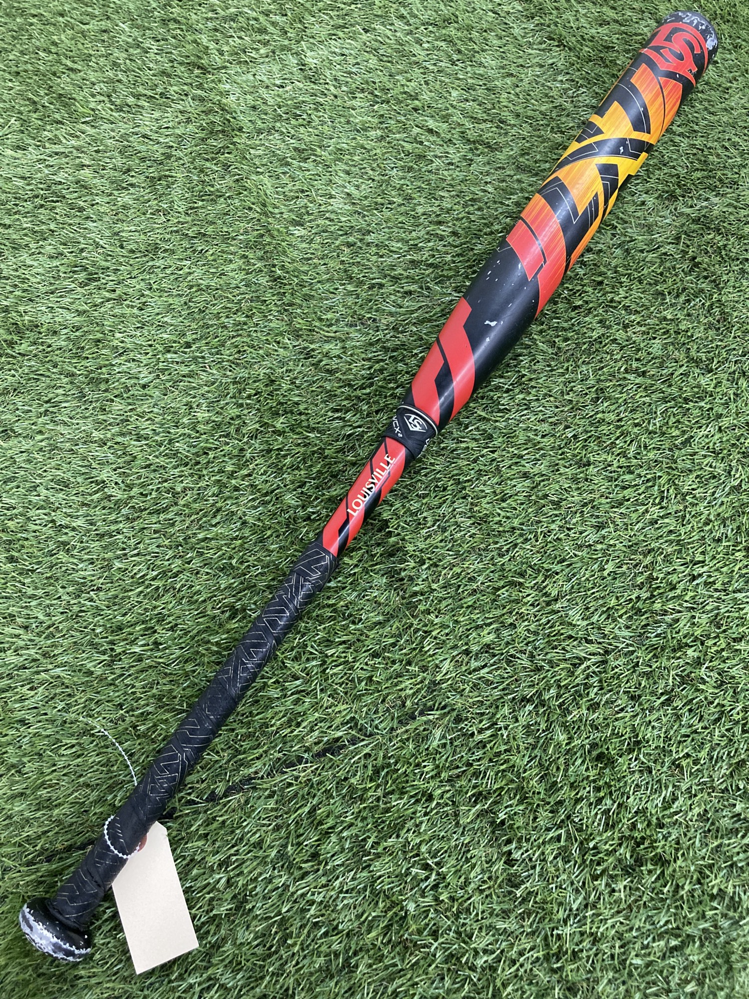 Black Used 2022 Louisville Slugger LXT Bat (-10) Composite 23 oz 33 ...