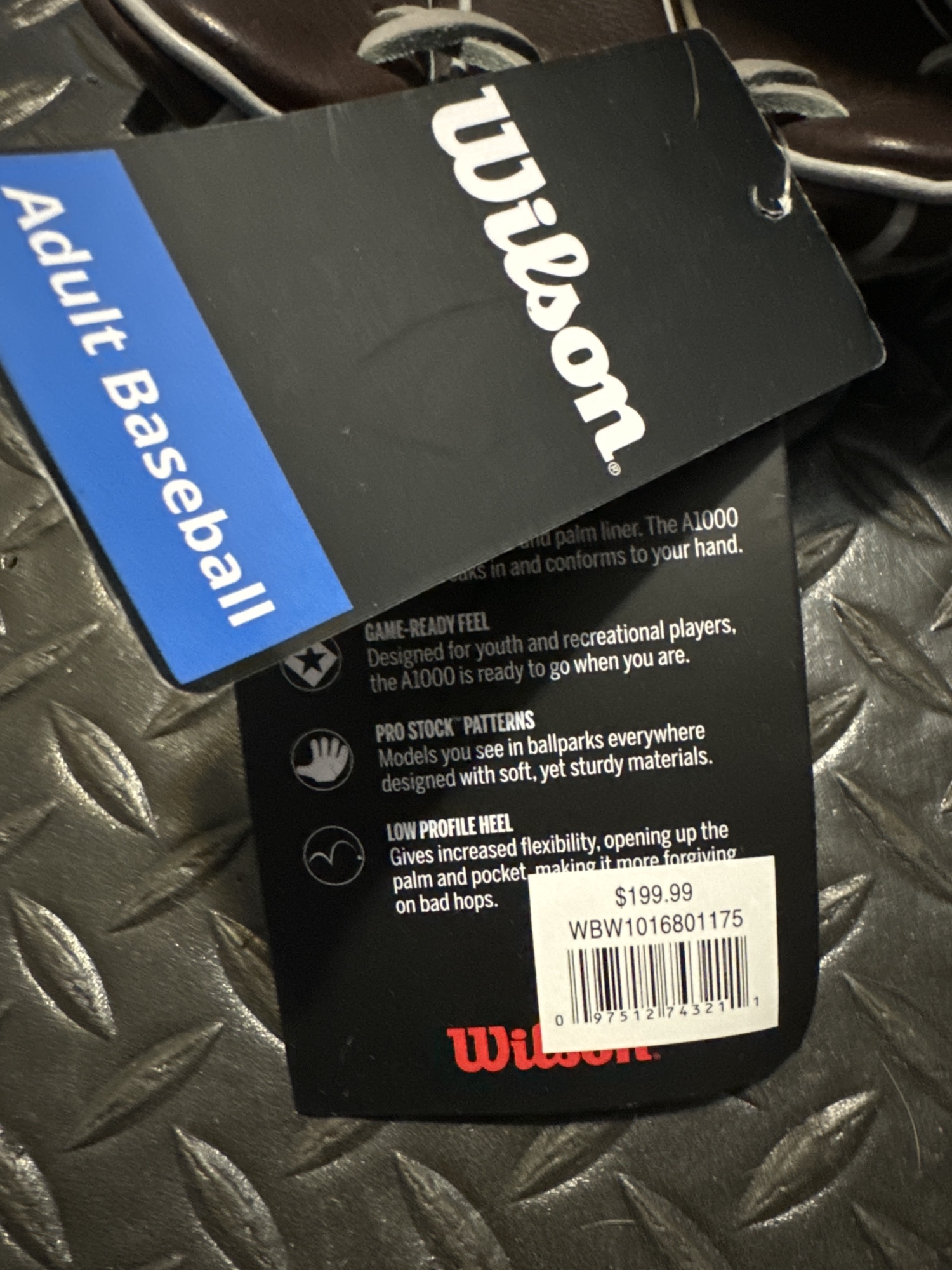 Wilson A1000 11.75" 1787 Infield Baseball Glove - Brand New w/Tags ...