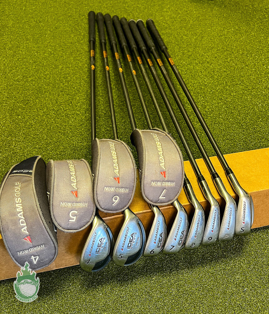Used Adams IDEA a2 OS Combo Irons 4H 5H 6-PW/SW Regular Graphite Golf ...
