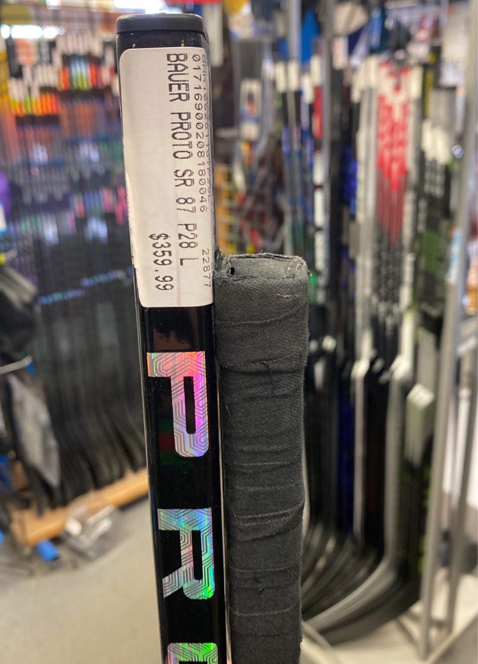 Bauer 1X lite Used Right Handed Senior Heel Pattern Hockey Stick 87 ...
