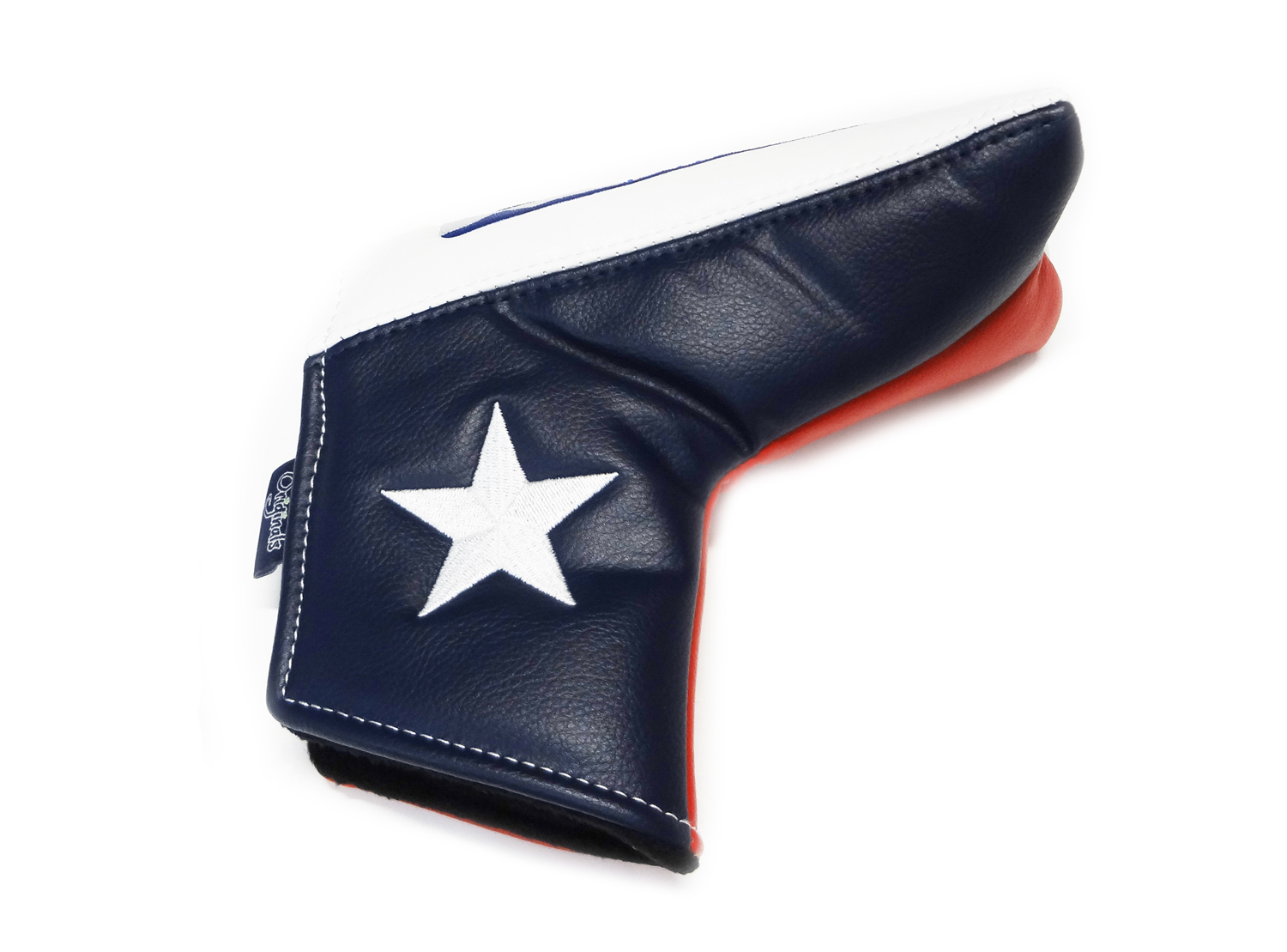 NEW PRG Texas White Magnetic Blade/Boot Putter Headcover | SidelineSwap
