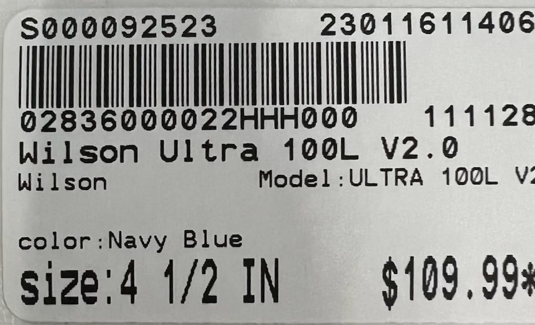 Used Wilson Ultra 100l V2 4-1 2" Tennis Racquets | SidelineSwap