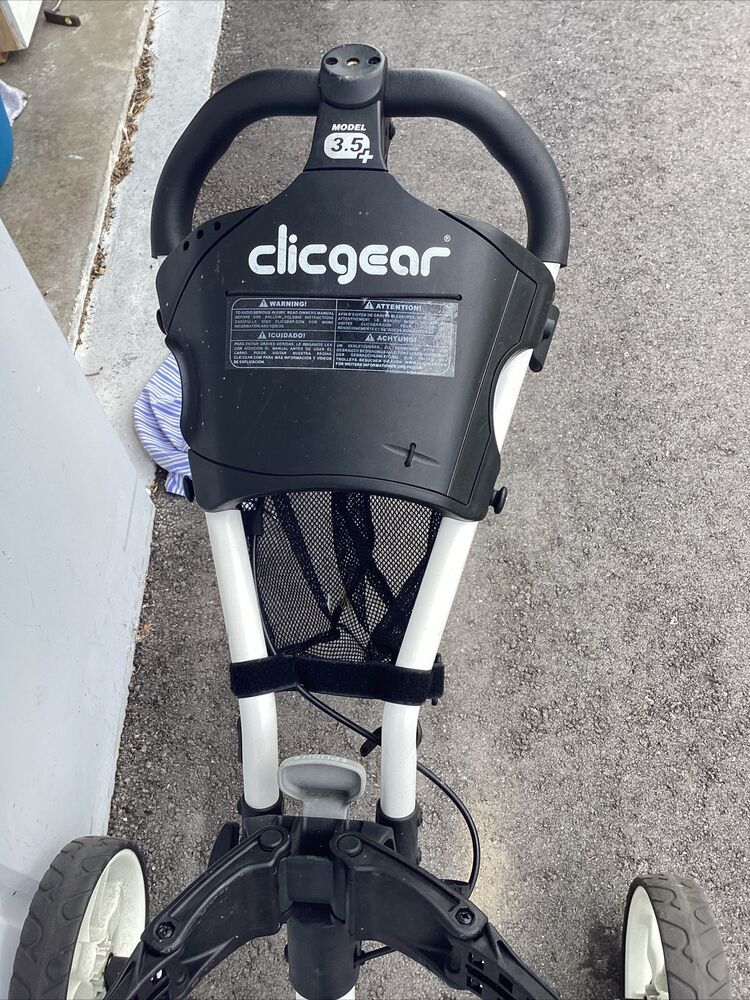Clicgear Model 3.5+ Golf Push Pull Cart Three Wheels | SidelineSwap