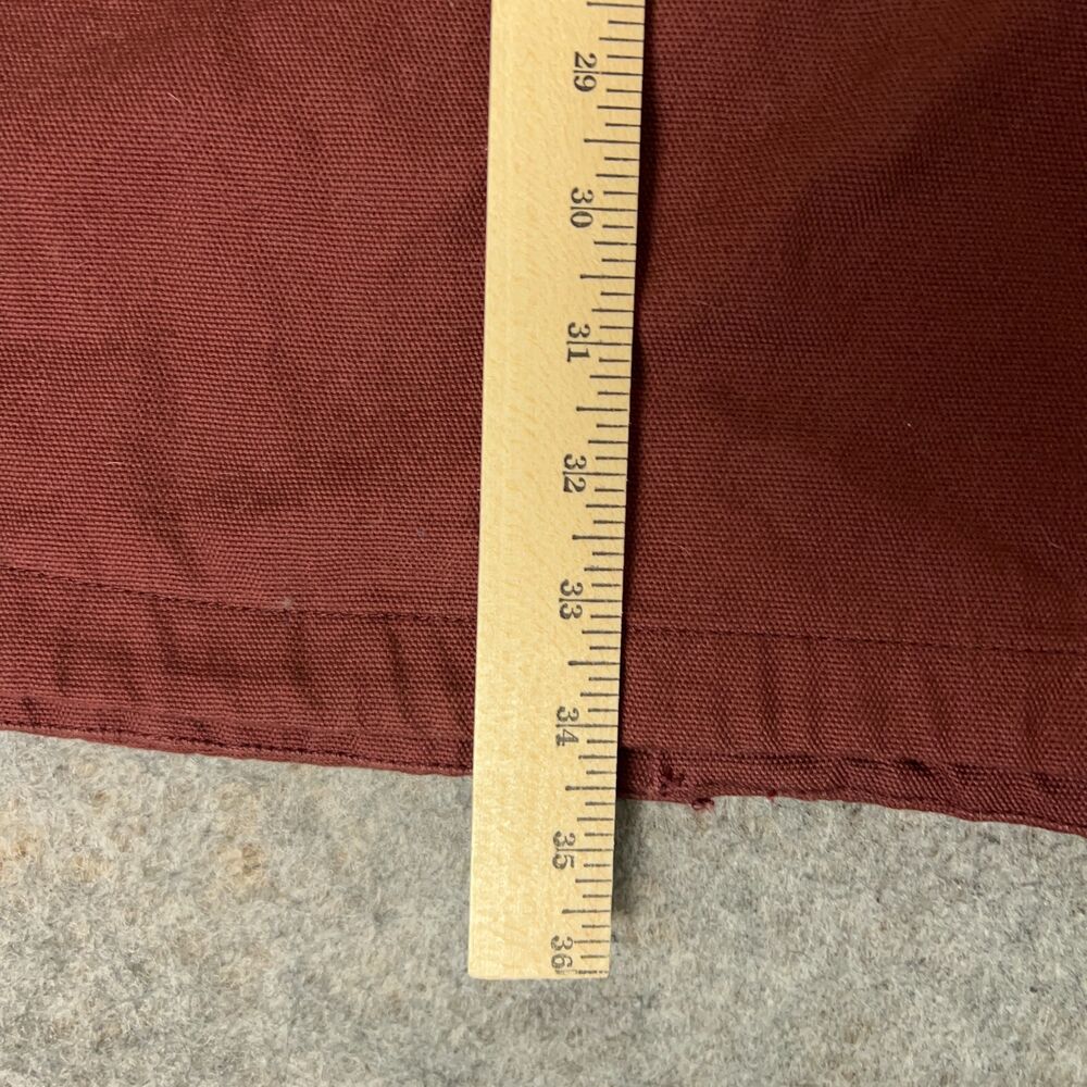 Duluth Trading Mens Jacket XXLT Tall Red Canvas Fire Hose Flannel Lined ...