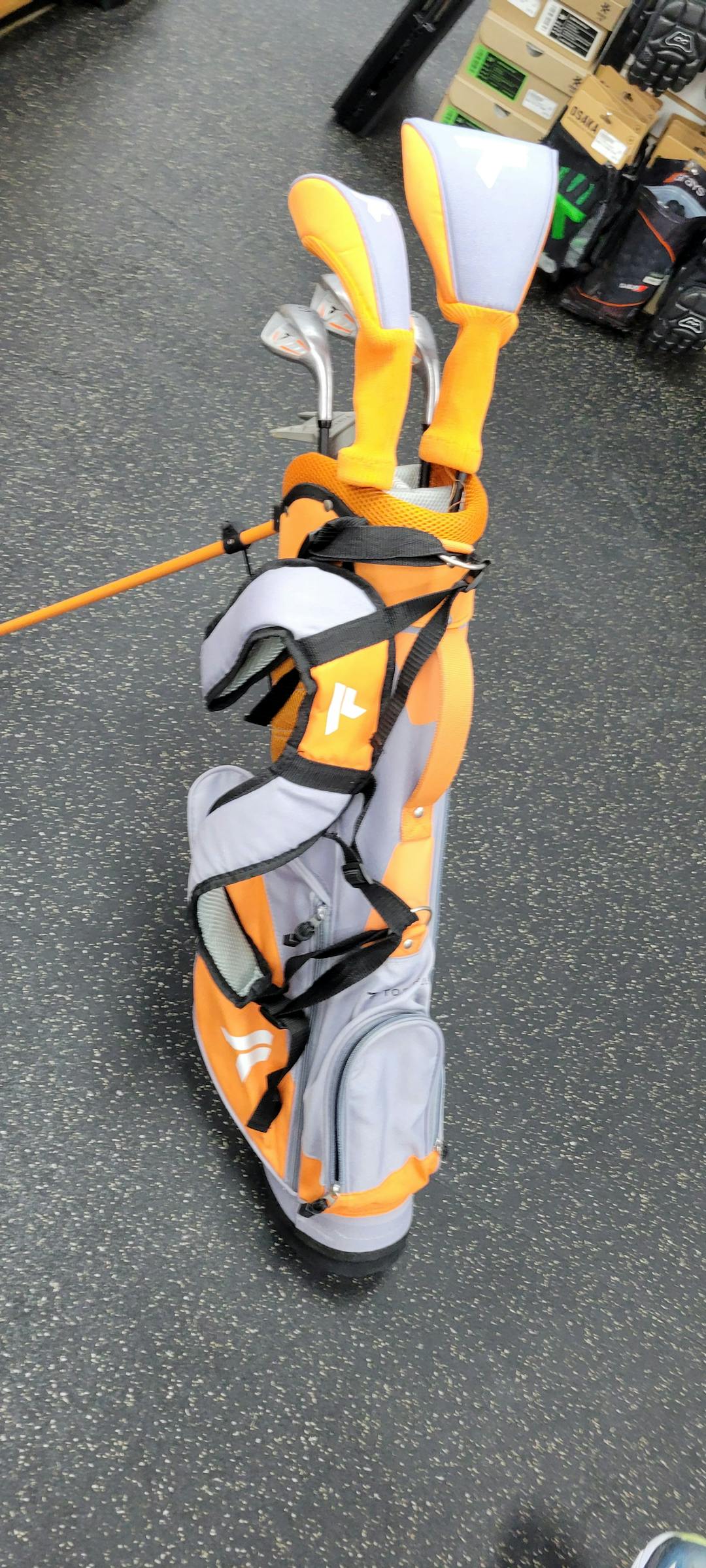 Used Top Flite 7 Piece W Bag 7 Piece Uniflex Graphite Shaft Junior ...