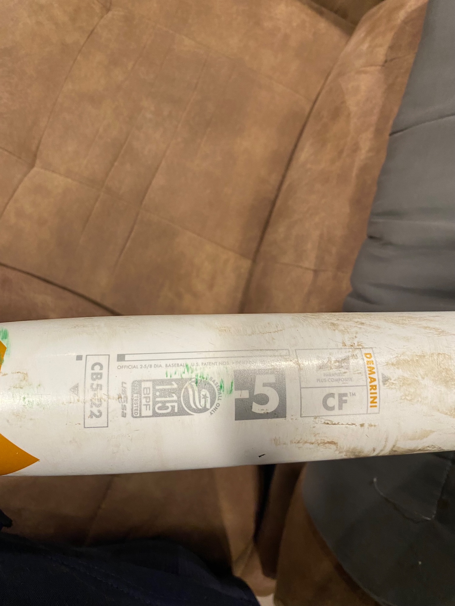 Used 2023 DeMarini USSSA Certified Composite 26 oz 31" CF Zen Bat ...