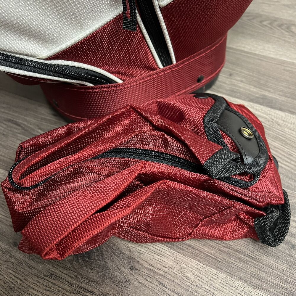 PING Traverse 14 Way Divider Cart Golf Bag Single Strap Red/White/Black ...