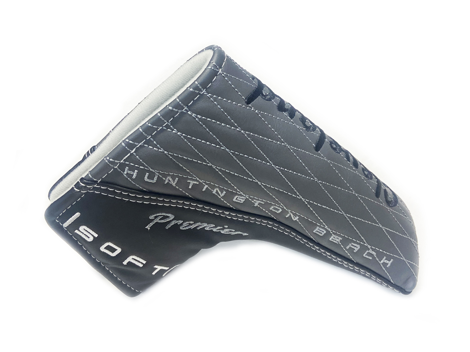 Cleveland Golf Huntington Beach Premier Soft Black/Grey Blade Putter ...
