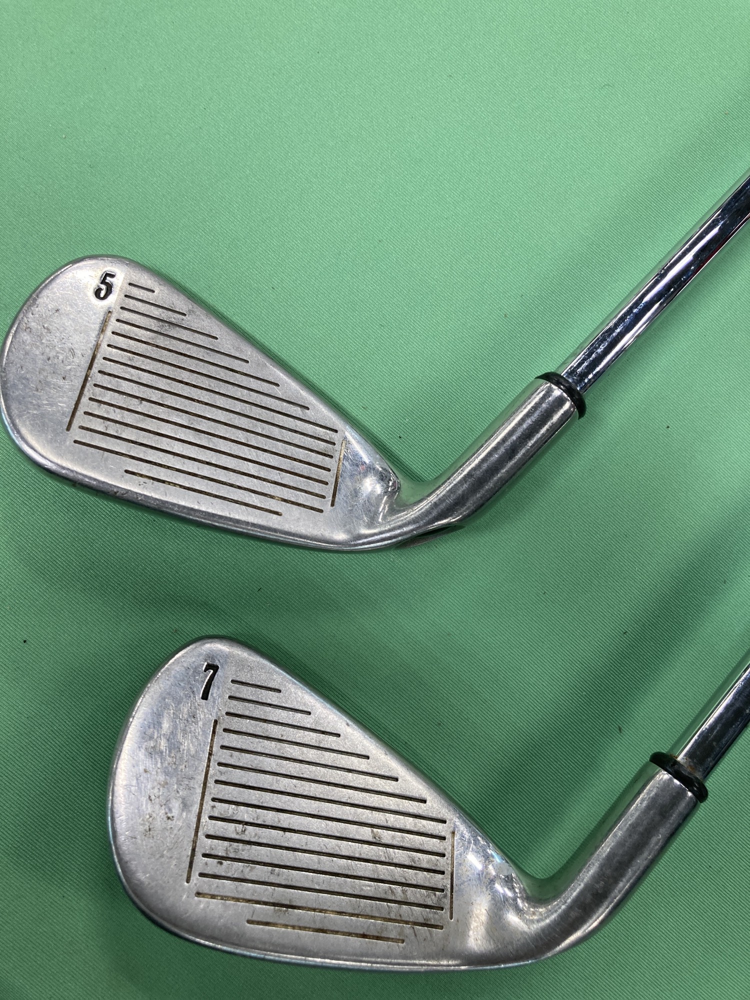 Used Men's Callaway X-22 Iron Set Right Handed Stiff Flex Steel Shaft ...