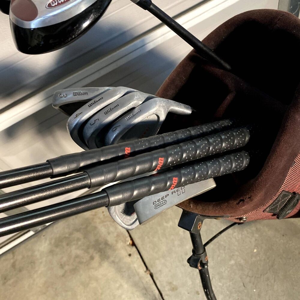 Mens Right Handed Wilson Golf Club Complete Set With Stand Bag ...