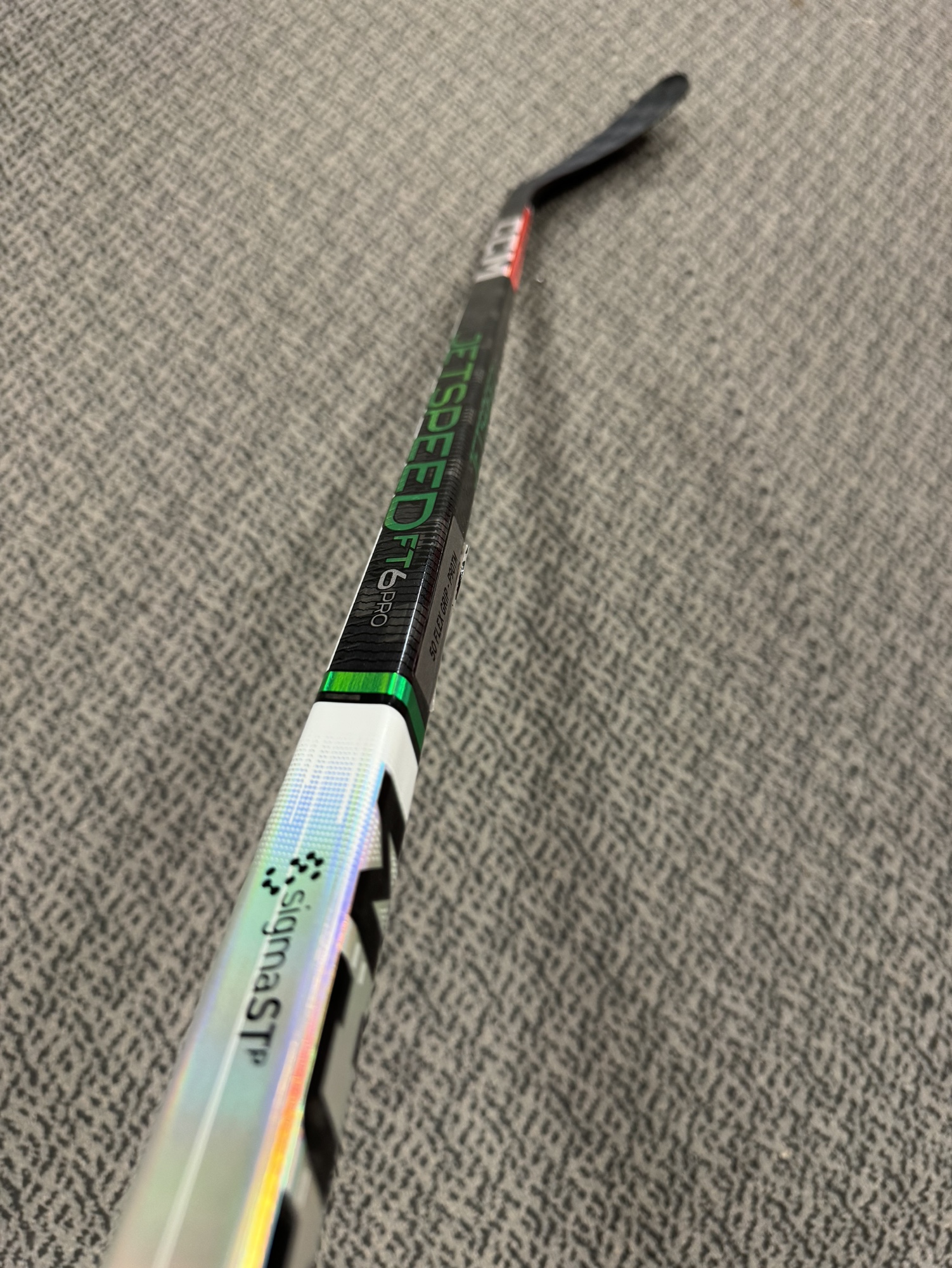 CCM Green Jetspeed FT6 Pro 50 flex P90TM curve right hand stick ...