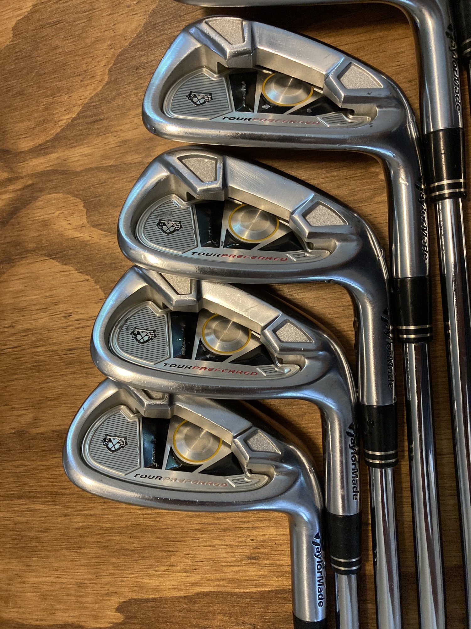 TaylorMade Tour Preferred TP Iron Set / 4-PW Stiff Flex Steel Shafts ...