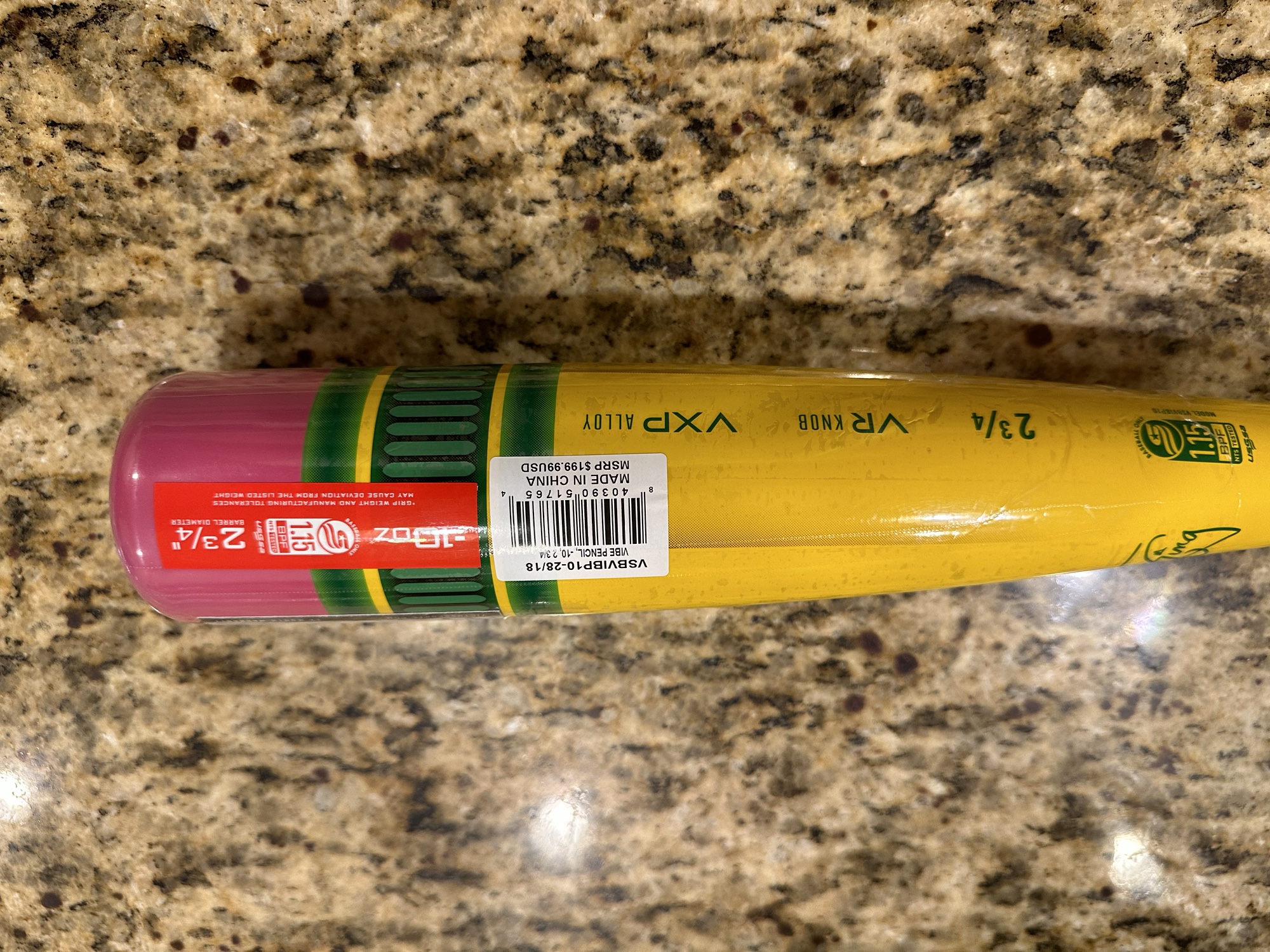 New 2024 Victus Pencil USSSA Certified Alloy 18 oz 28" Vibe Bat ...