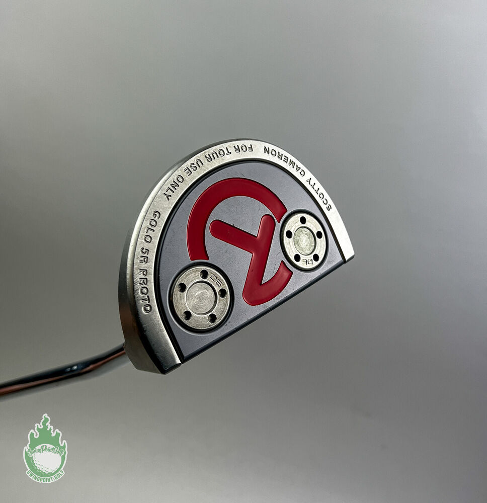 Used RH Scotty Cameron Tour Only GOLO 5R Proto Circle T 34.75" Putter ...