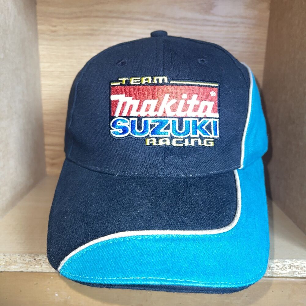 Makita Team Suzuki Trucker Baseball Cap BUNDLE MotoCross Motorcycle ...