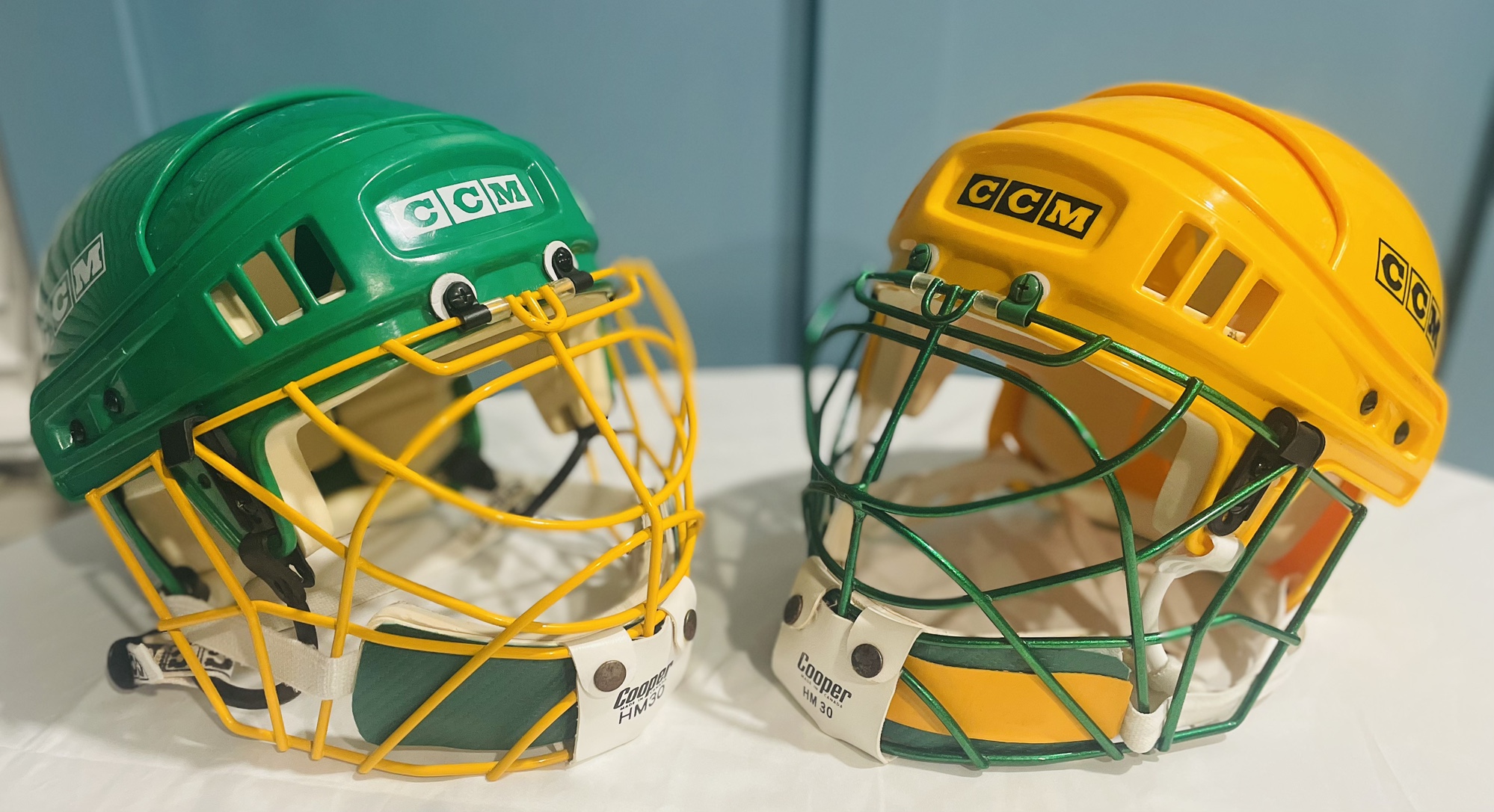 2 CCM HT 2 Large Goalie Helmets Hm30 | SidelineSwap