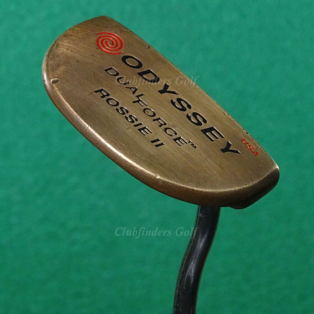 Odyssey Dual Force Rossie II Bronze Mid-Mallet 35" Putter Golf Club ...