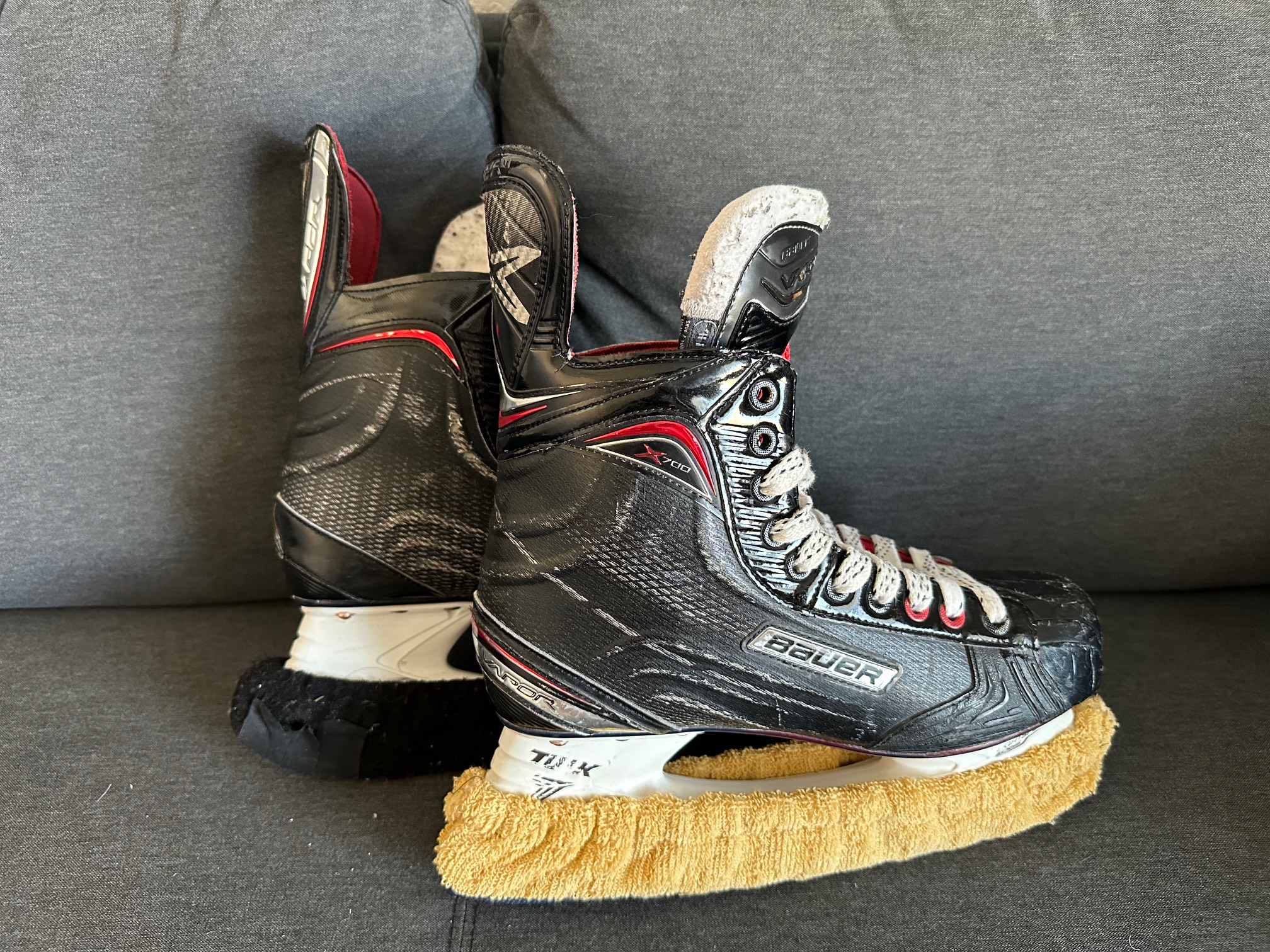 Bauer Vapor X700 Hockey Skates 10D TUUK Lightspeed Edge LS3 Steel ...