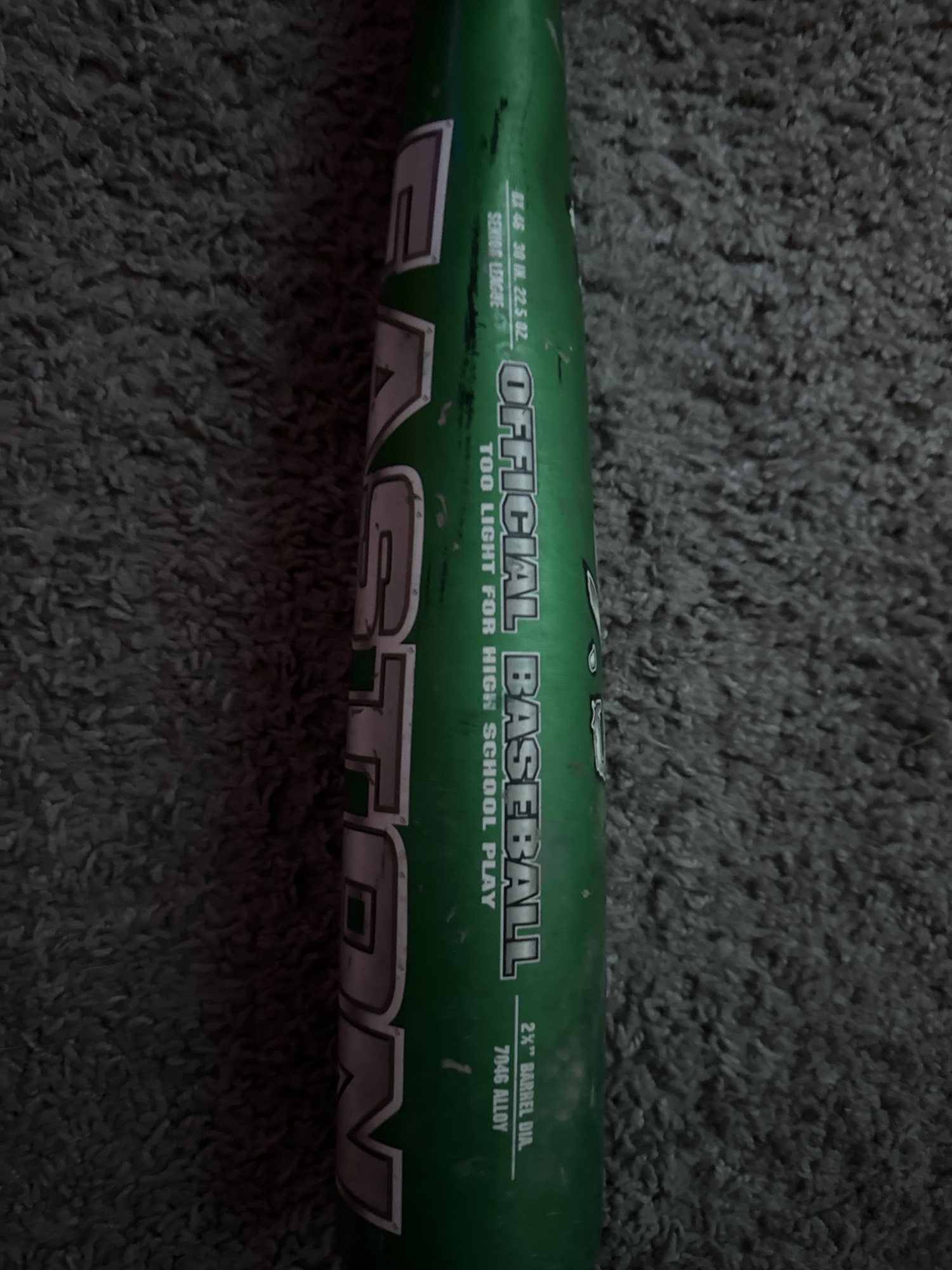 Used Easton Alloy 22.5 oz 30" Rampage Bat | SidelineSwap