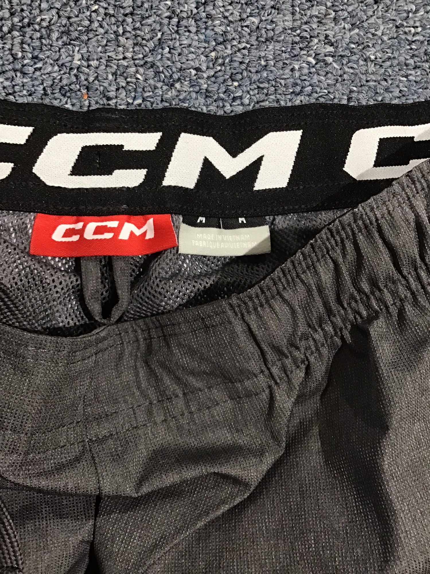 Used Pro Stock Colorado Eagles CCM Grey Coaches Track Suit Set Top ...