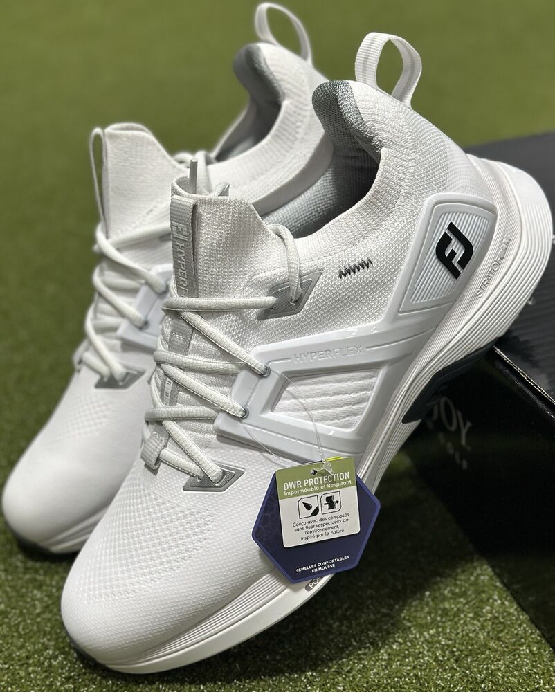 FootJoy 2024 HyperFlex Carbon Mens Golf Shoes 51123 White 13 Wide 2E ...
