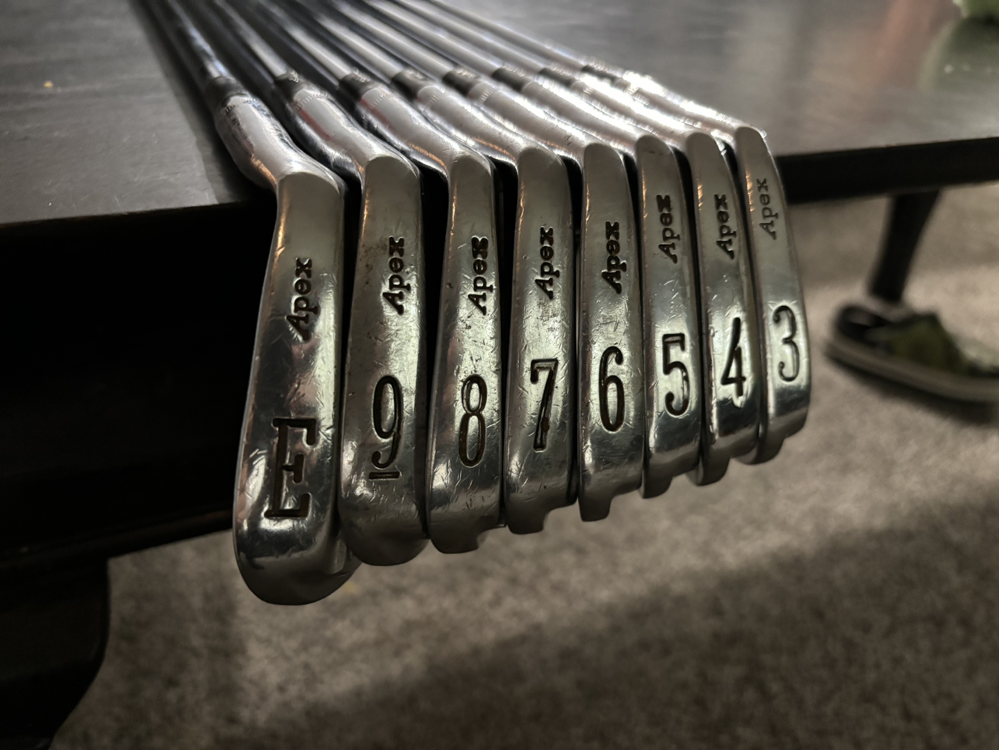 Used Men's Ben Hogan Right Handed Regular Flex Steel Shaft Apex Iron ...