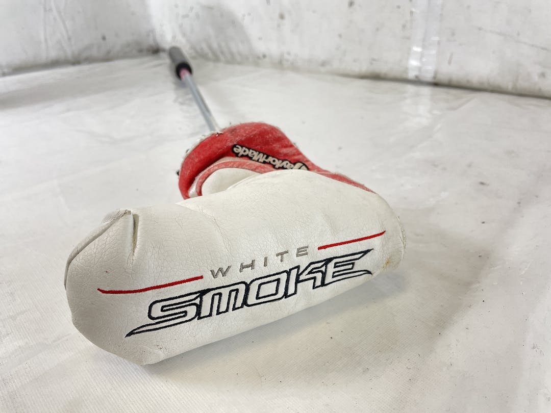 Used Taylormade White Smoke In-12 Golf Putter 35" W Winn Pro X 1.32 ...