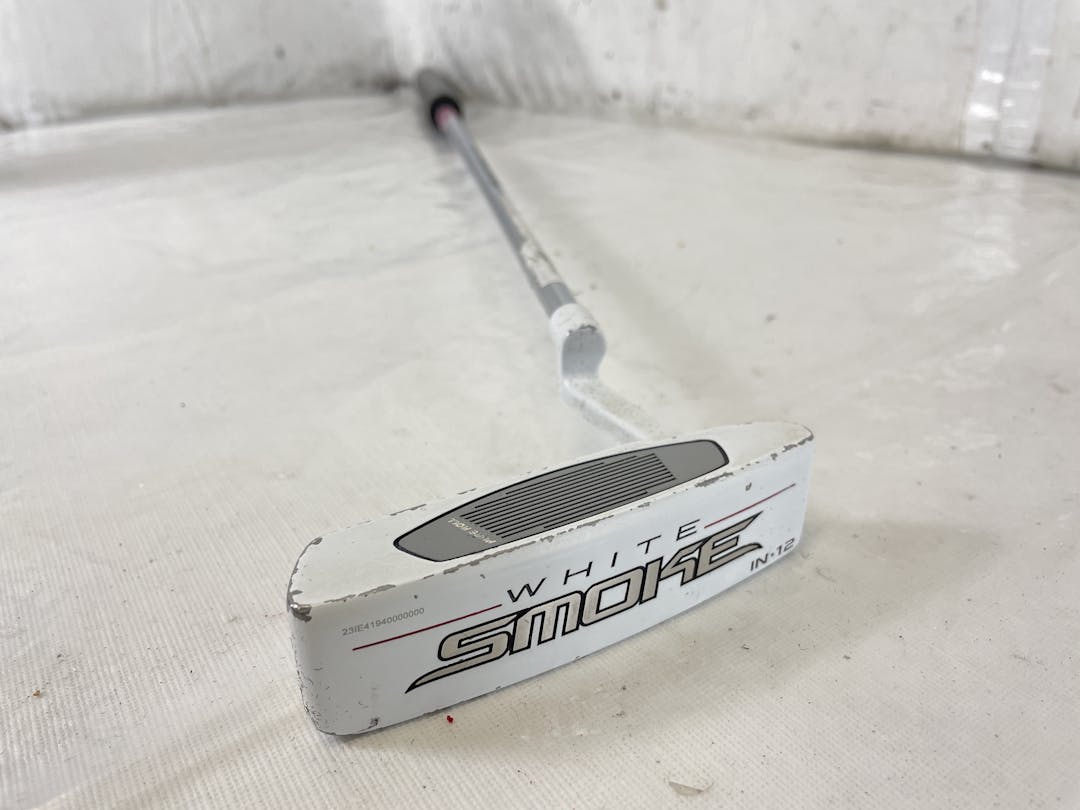 Used Taylormade White Smoke In-12 Golf Putter 35" W Winn Pro X 1.32 ...